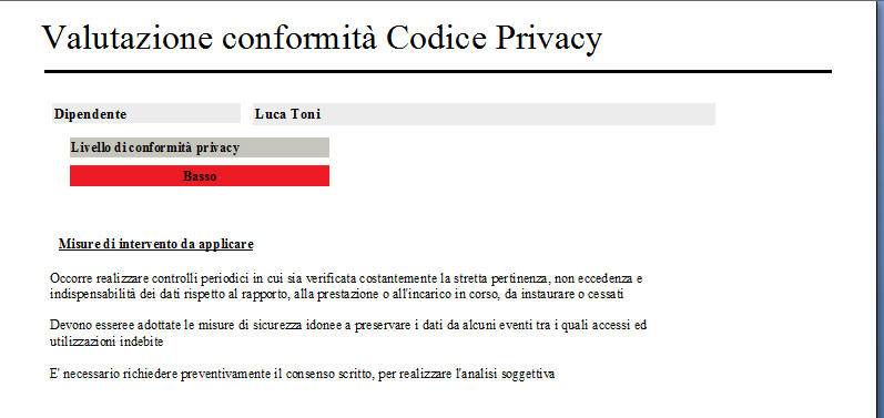Check Privacy Stress - software valutazione conformità valutazione ...